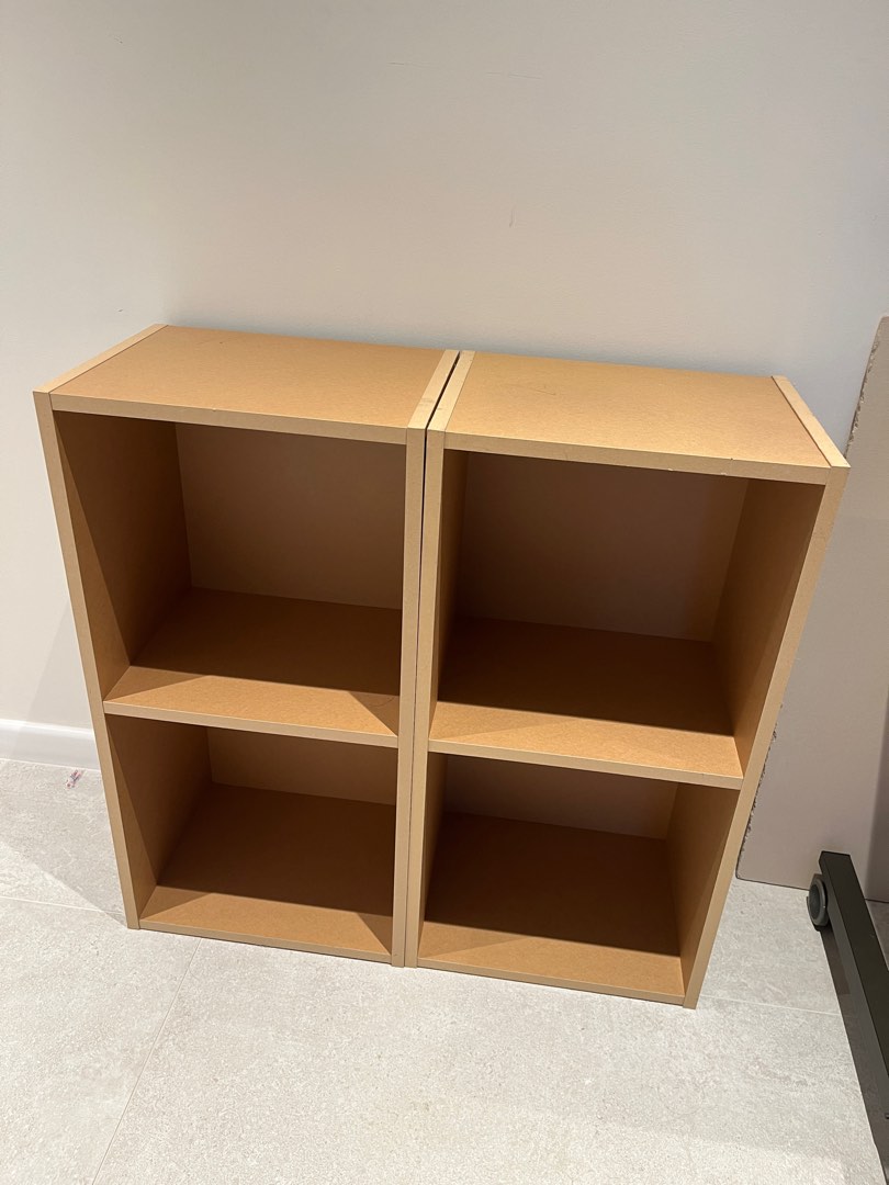 Muji pulpboard shelves stackable fixed price, Furniture & Home Living ...