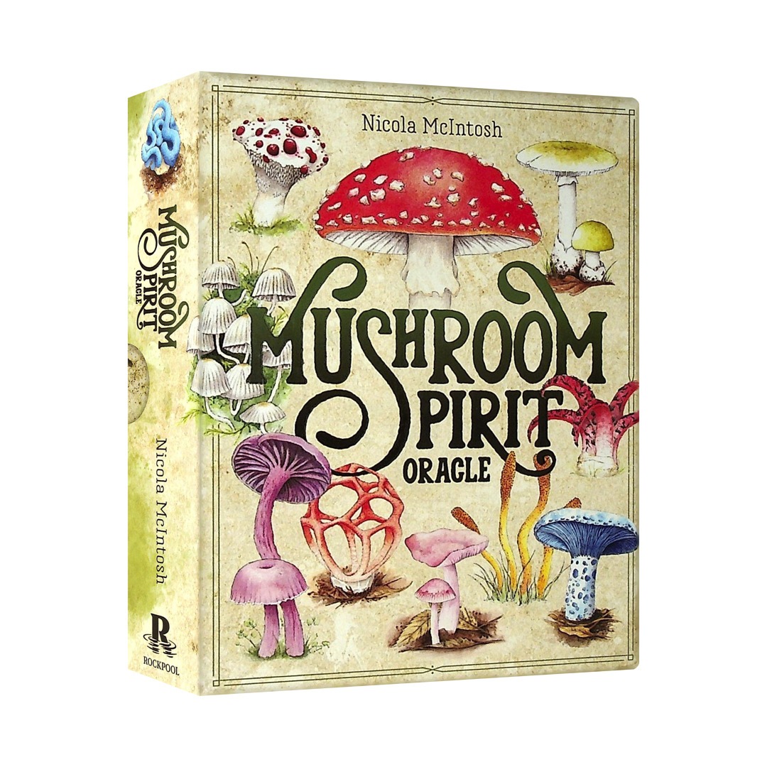 【預馨緣塔羅鋪】現貨正版蘑菇精靈神諭卡Mushroom Spirit Oracle(全新36張), 書籍、休閒與玩具, 玩具、公仔、桌遊在旋轉拍賣