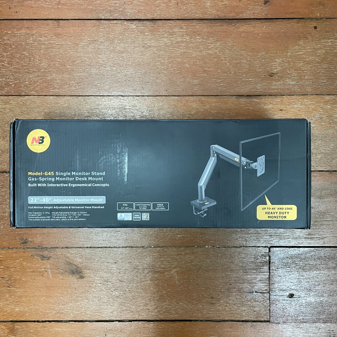 NB North Bayou Monitor Arm G45 for 22''-40'' Monitors with Load ...