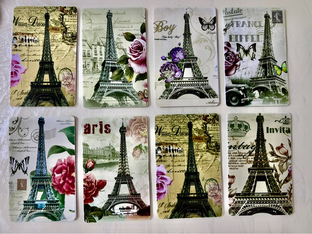 New Nets Flashpay Cards with Eiffel Tower Sticker., Hobbies & Toys ...