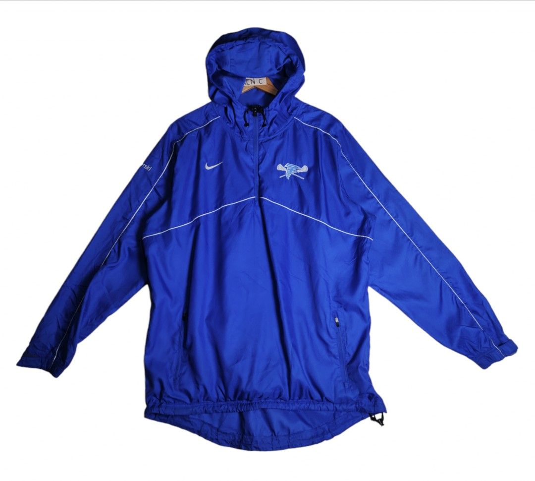 Nike Danver Lacrosse half zip windbreaker jacket, Men's Fashion, Coats ...