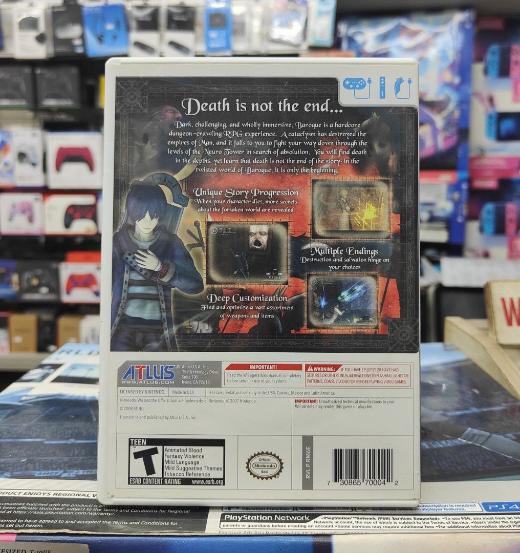 Nintendo Wii Baroque, Video Gaming, Video Games, Nintendo on Carousell