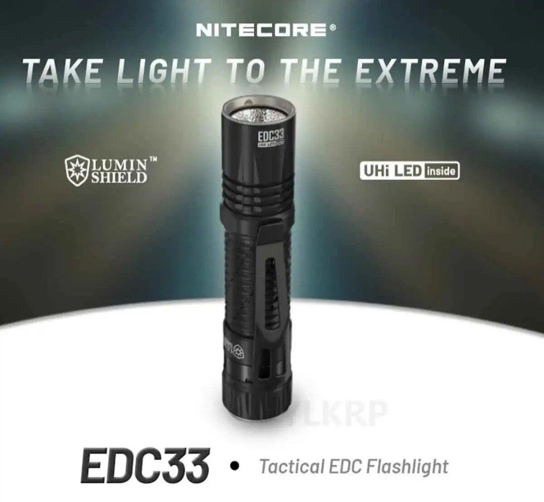 Nitecore EDC33 tactical edc flashlight 4000 Lumens, Sports Equipment ...