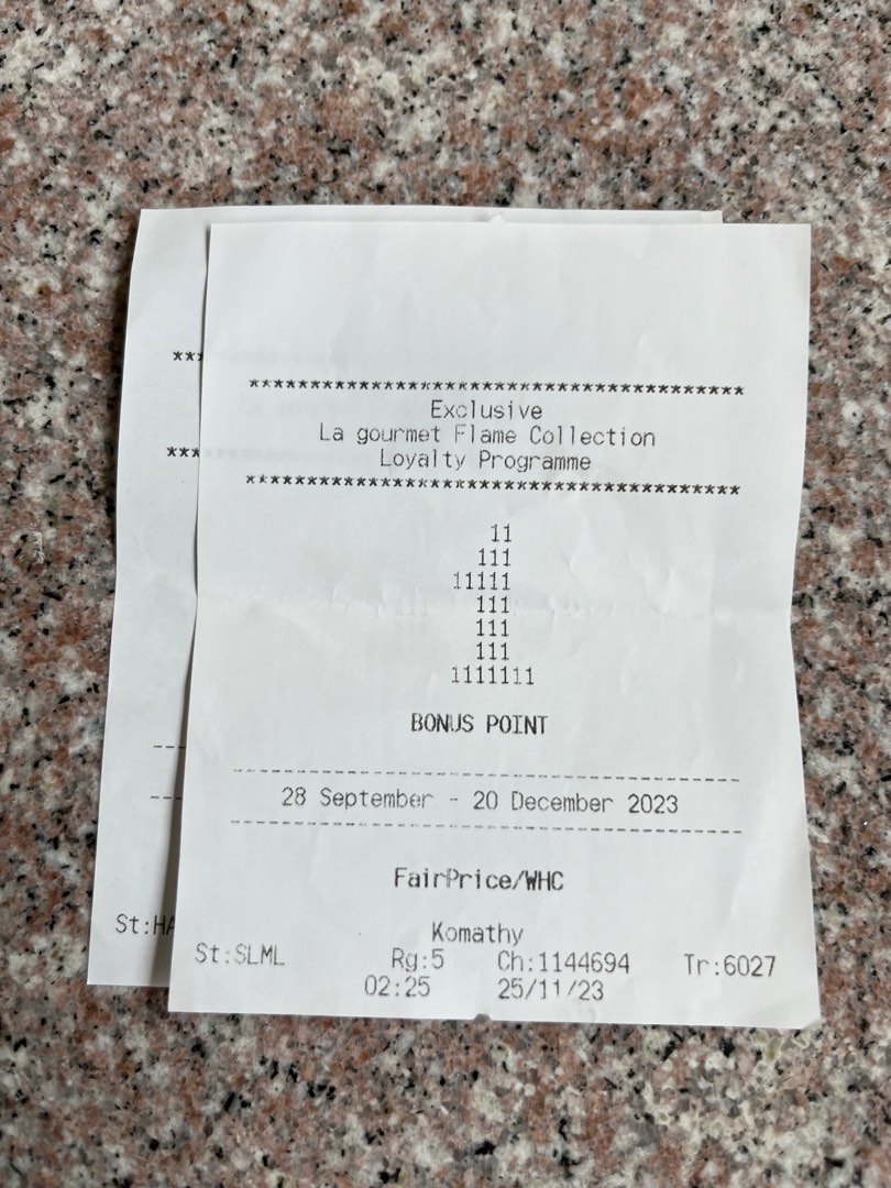 NTUC 2 Bonus Points, Tickets & Vouchers, Vouchers on Carousell