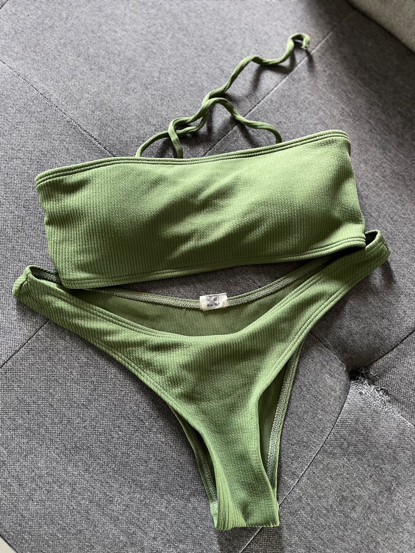 Olive green, Women's Fashion, Swimwear, Bikinis & Swimsuits on Carousell