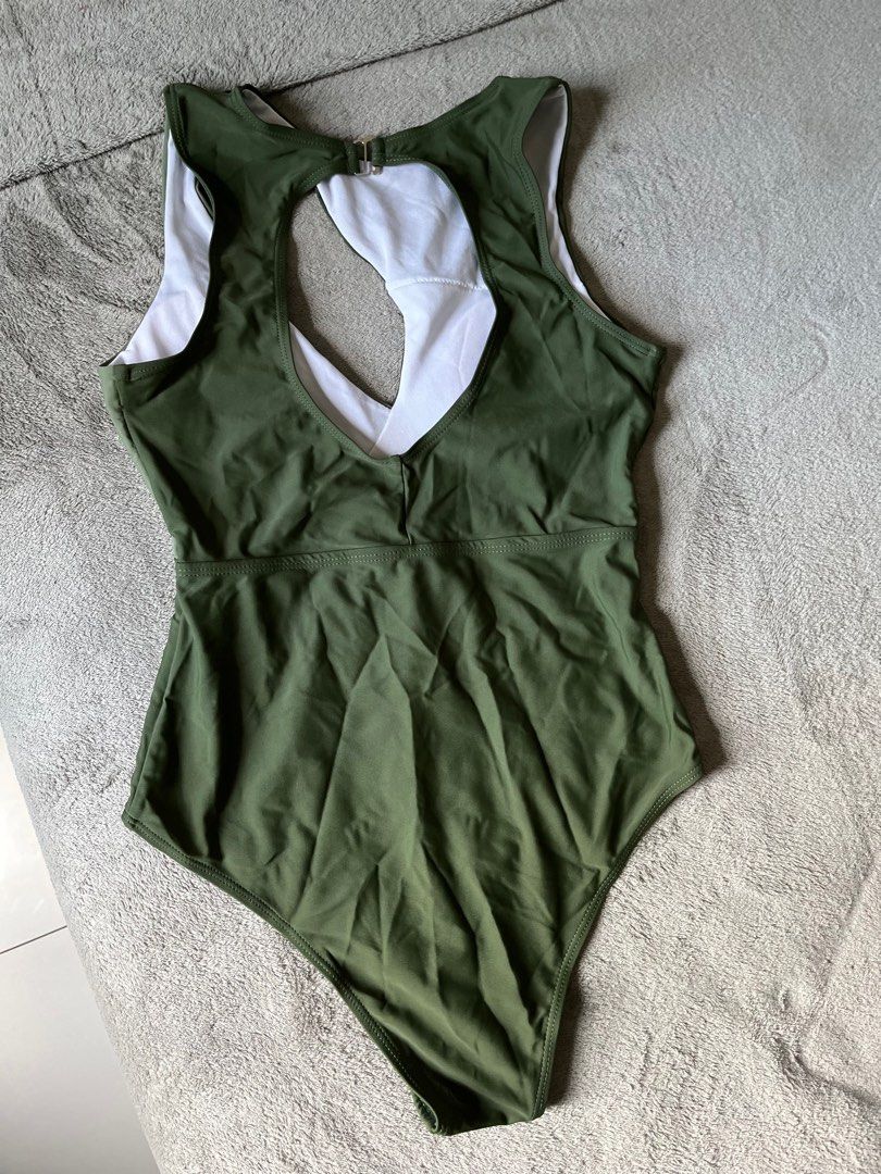 Olive green one piece, Women's Fashion, Swimwear, Bikinis & Swimsuits ... Olive green one piece, Women's Fashion, Swimwear, Bikinis & Swimsuits ...