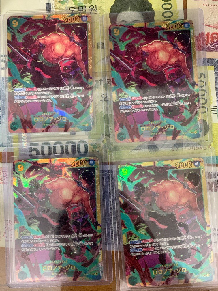 One piece cards OP6 Zoro SEC WTS / WTT, Hobbies & Toys, Toys & Games on ...
