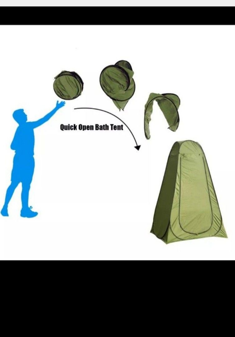 Outdoor changing tent, Sports Equipment, Hiking & Camping on Carousell