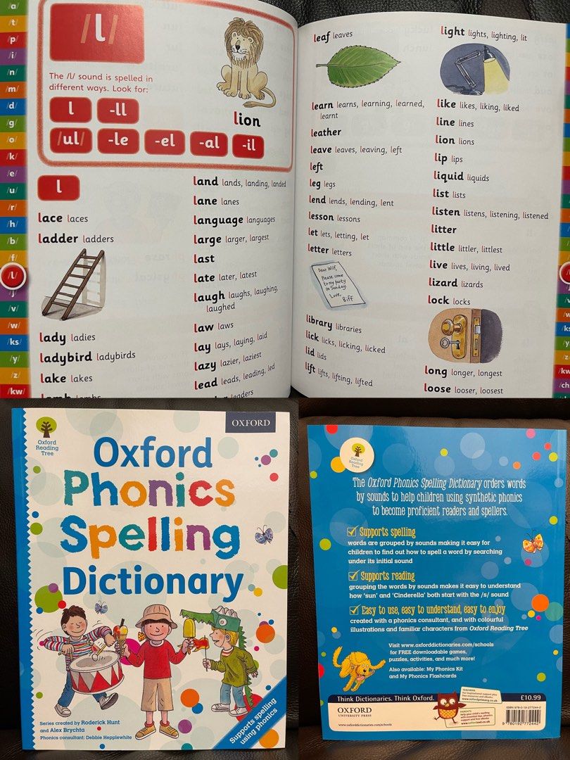 Oxford Phonics Spelling Dictionary, 興趣及遊戲, 書本 & 文具, 小朋友書 - Carousell
