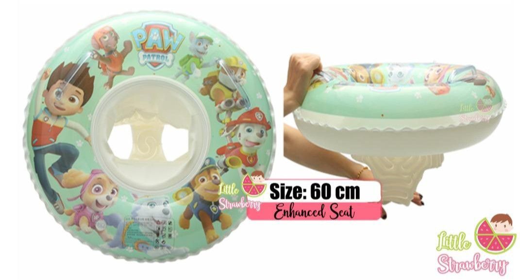 Paw Patrol Swimming Float Swim Ring With Handle, Sports Equipment ...