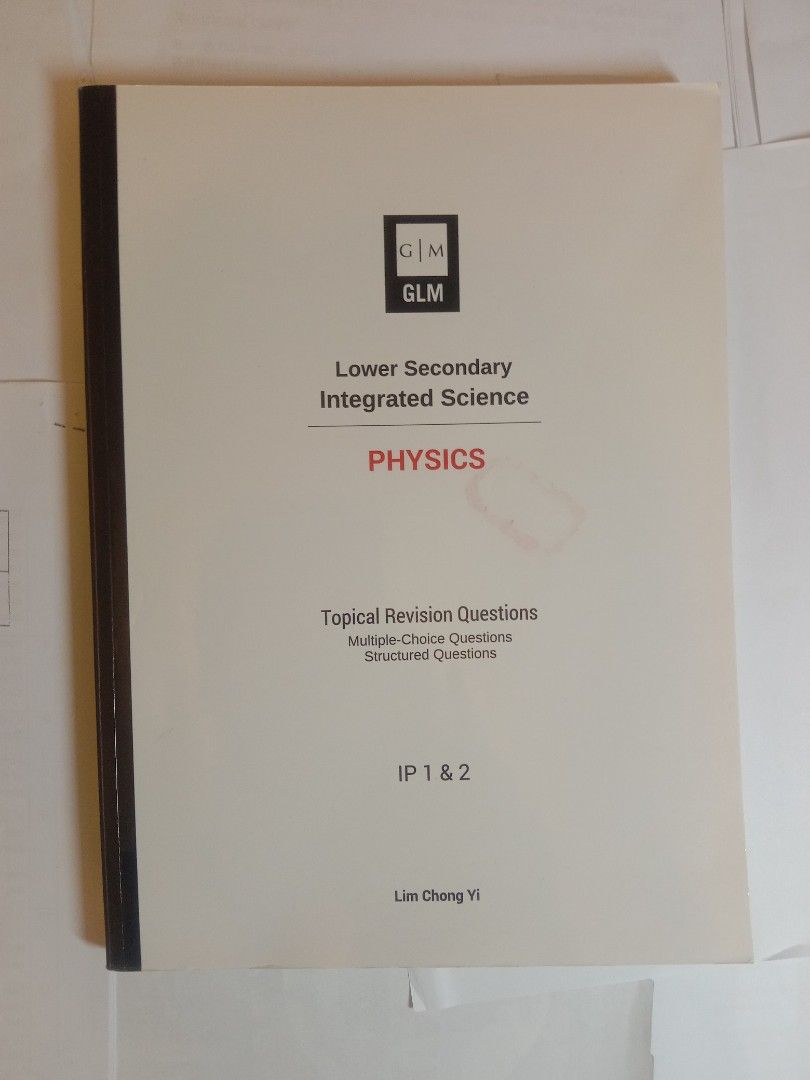 Physics IP secondary assessment book topical revision questions ...