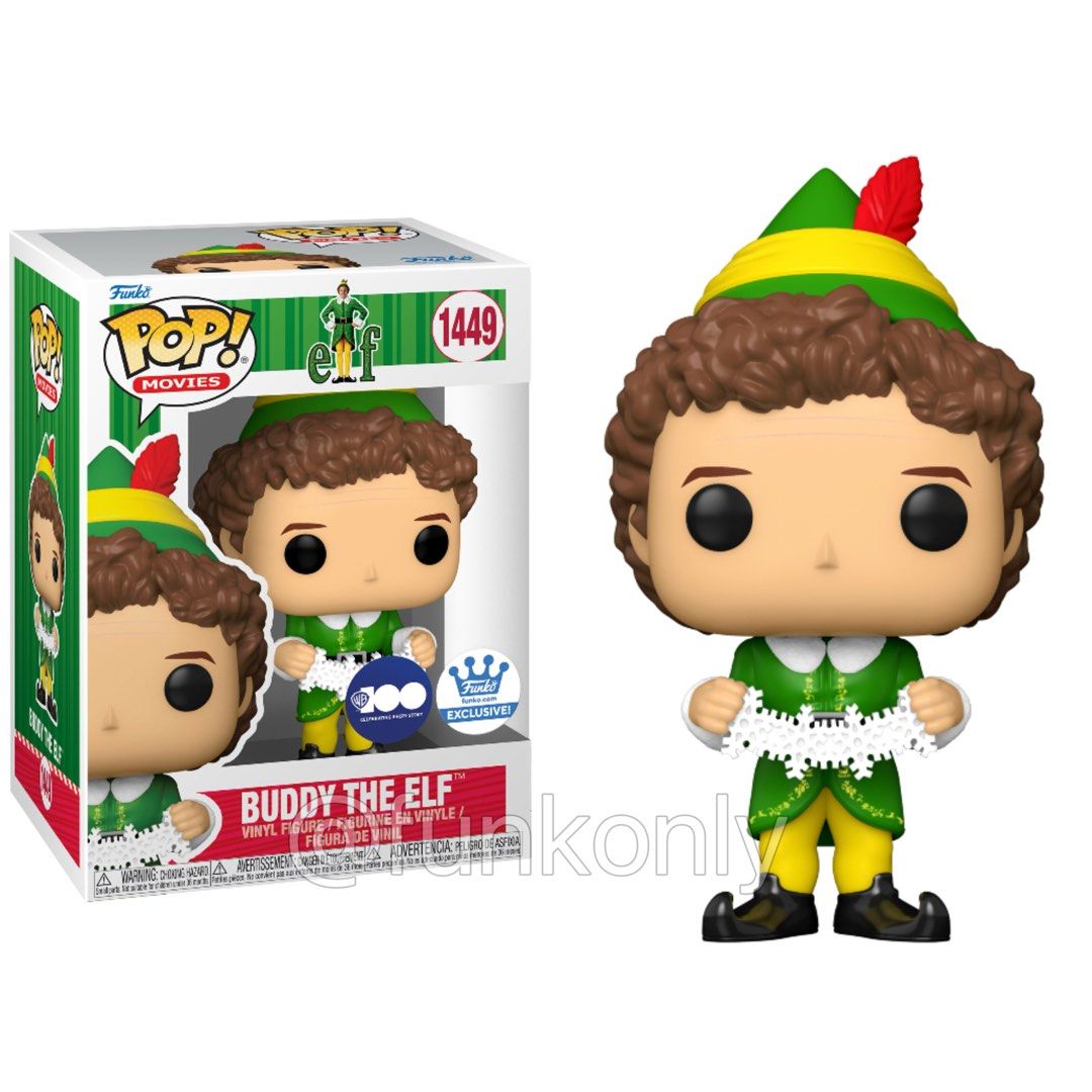 [PO] Elf Pop! Vinyl Figures - Buddy the Elf with Paper Snowflakes #1449 ...
