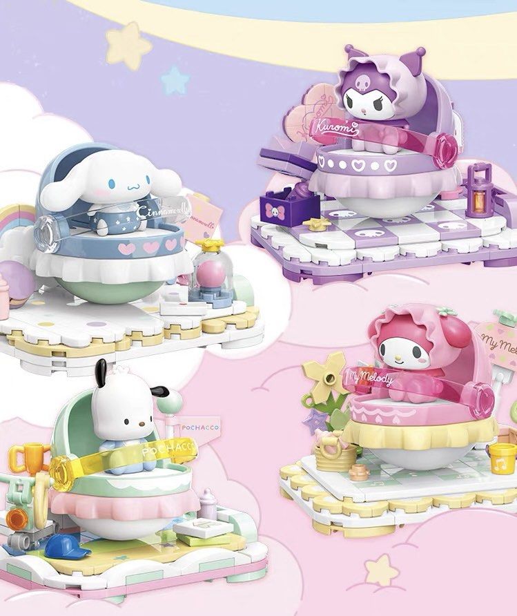 [PO] Sanrio building blocks shaking bed figurines, Bulletin Board ...