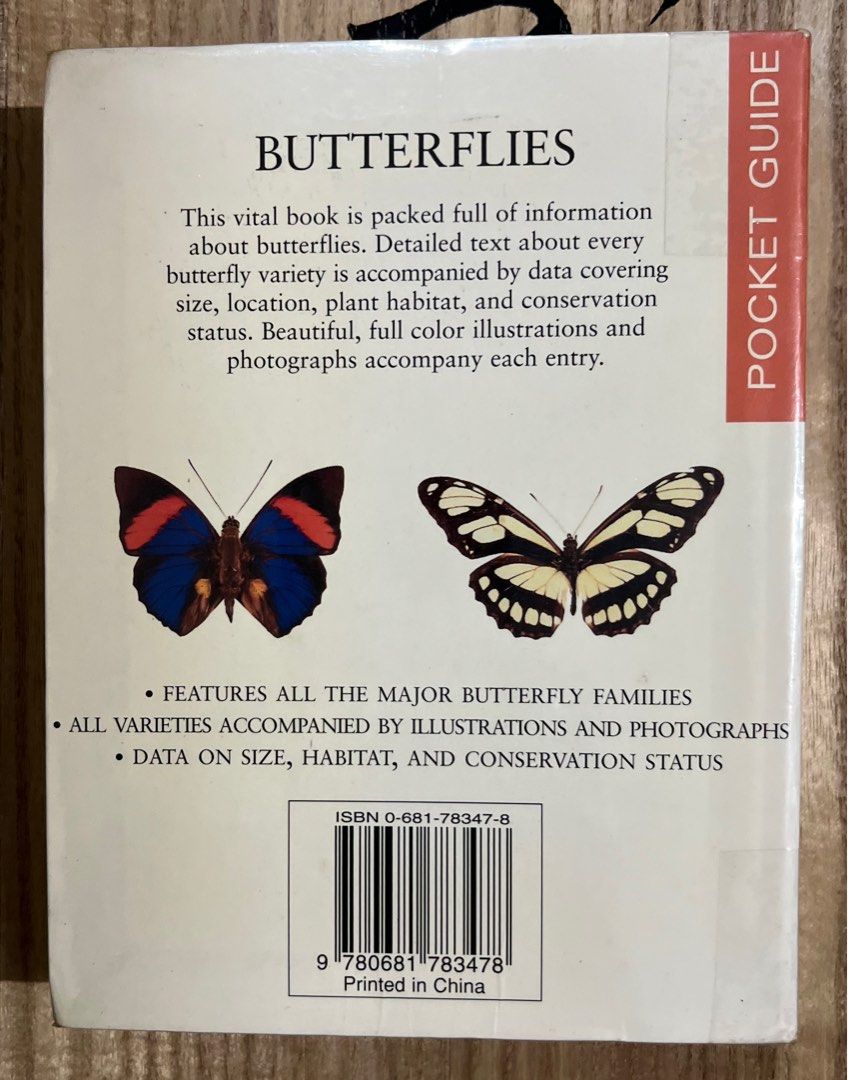 Pocket Guide - Butterflies, Hobbies & Toys, Books & Magazines, Fiction ...