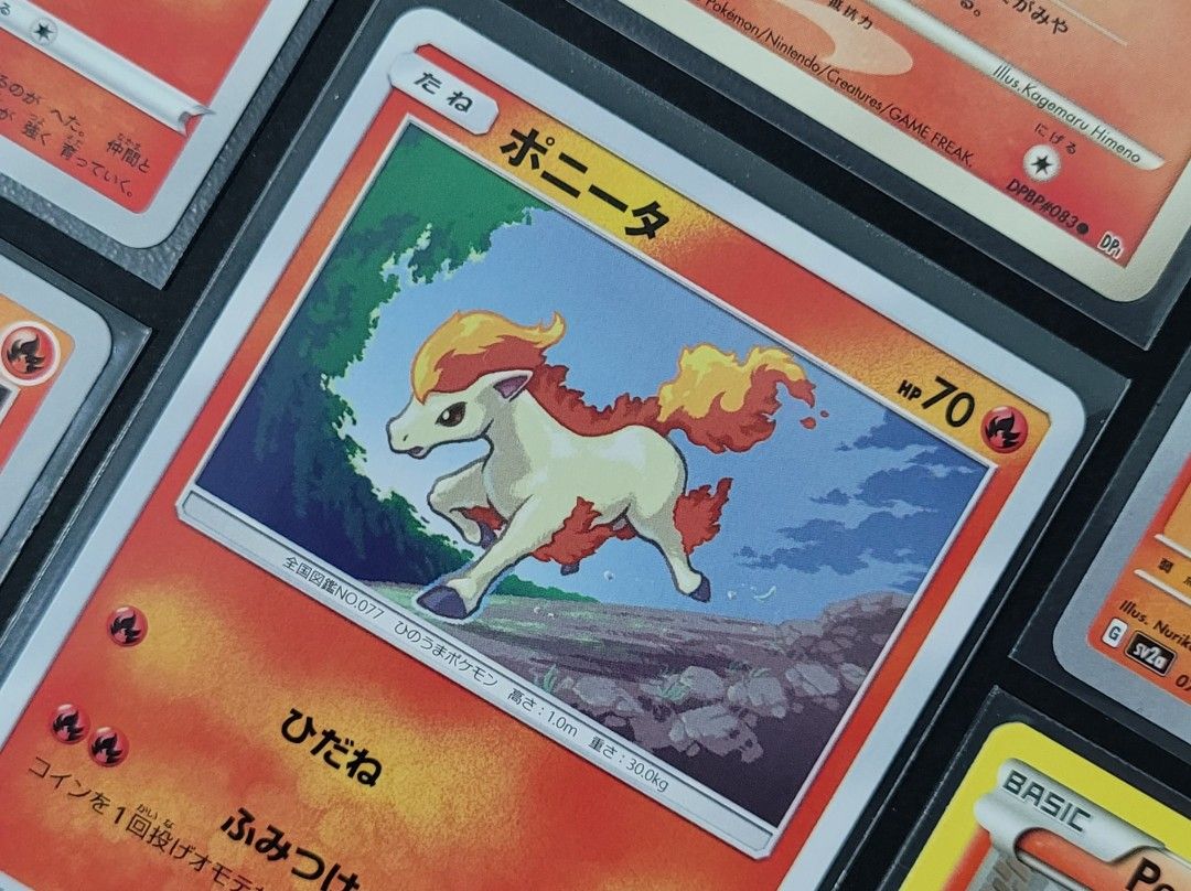 Ponyta + Rapidash - Jap and Eng Cards / Pokemon Trading Card, Hobbies ...
