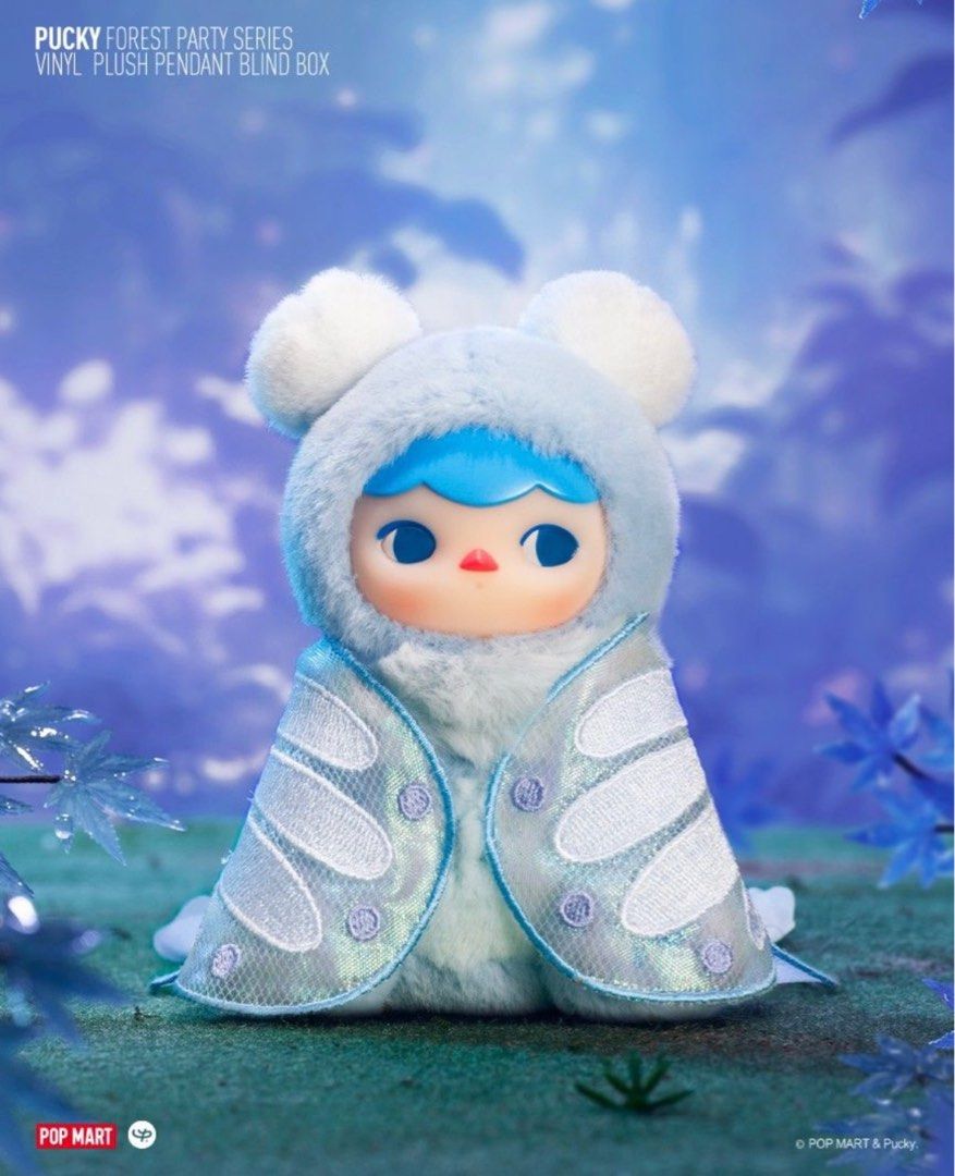 POP MART Pucky Forest Party Series Butterfly, Hobbies & Toys, Toys ...