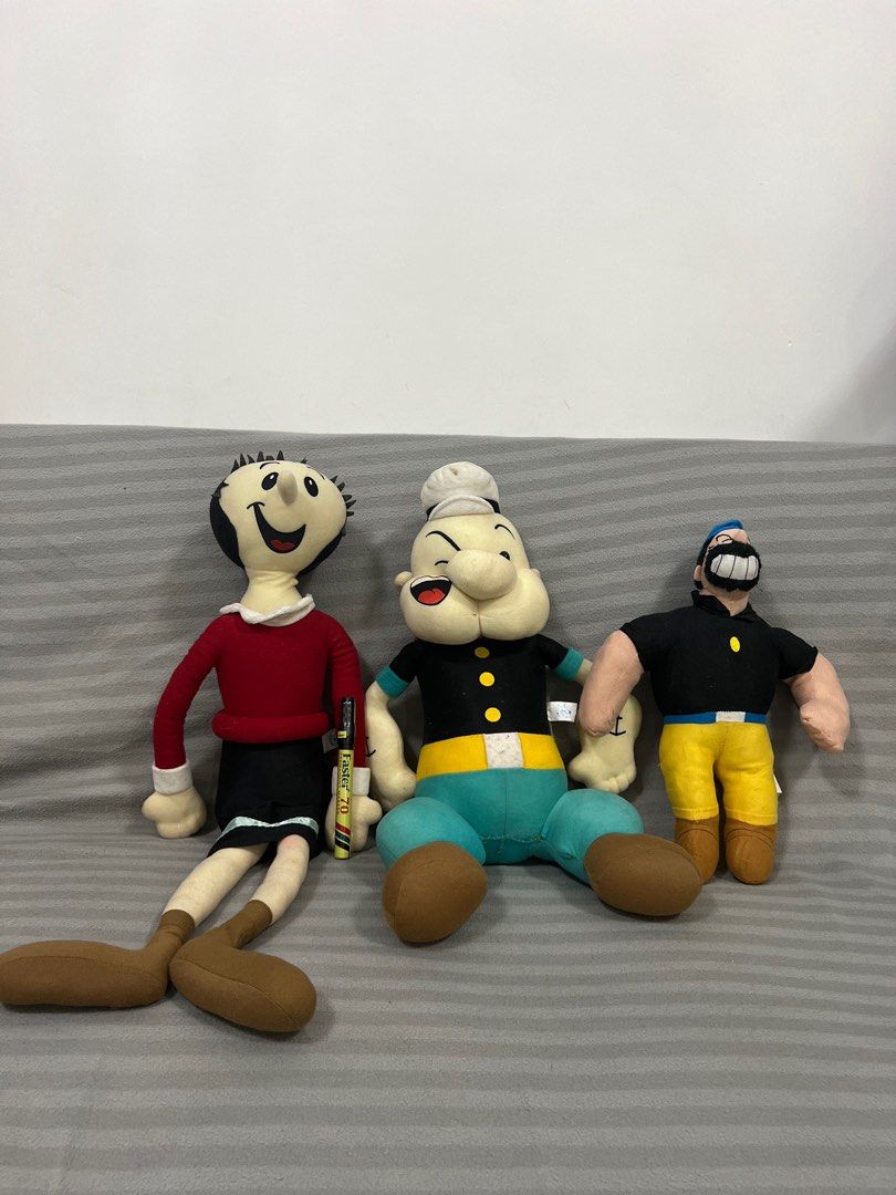 Popeye plush toy, Hobbies & Toys, Collectibles & Memorabilia, Vintage ...