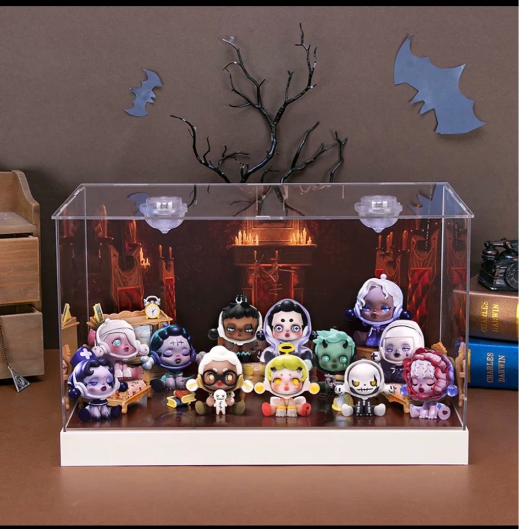 POPMART display case skull panda, Hobbies & Toys, Toys & Games on Carousell