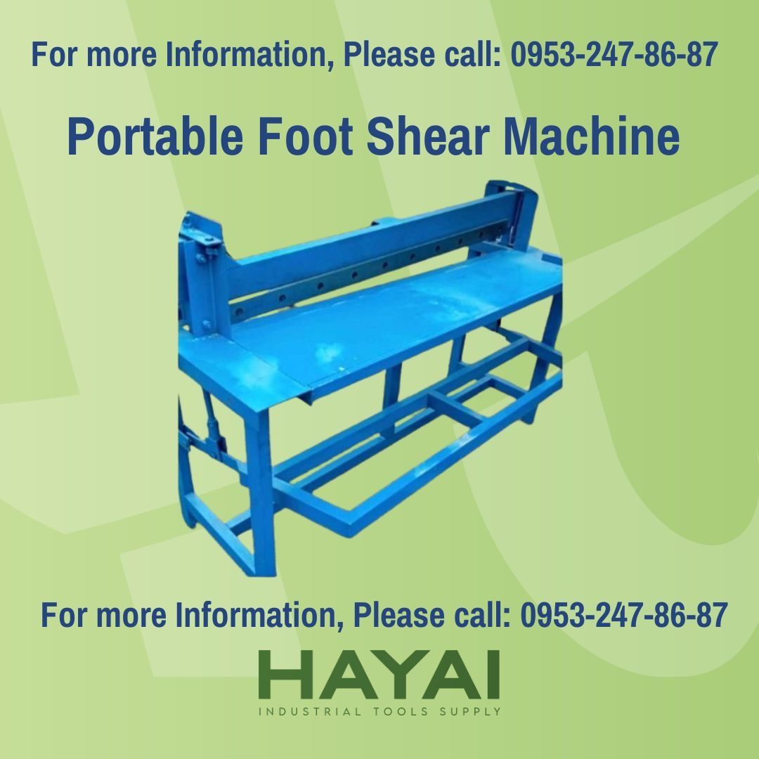 Portable Foot Shear Machine, Commercial & Industrial, Construction ...