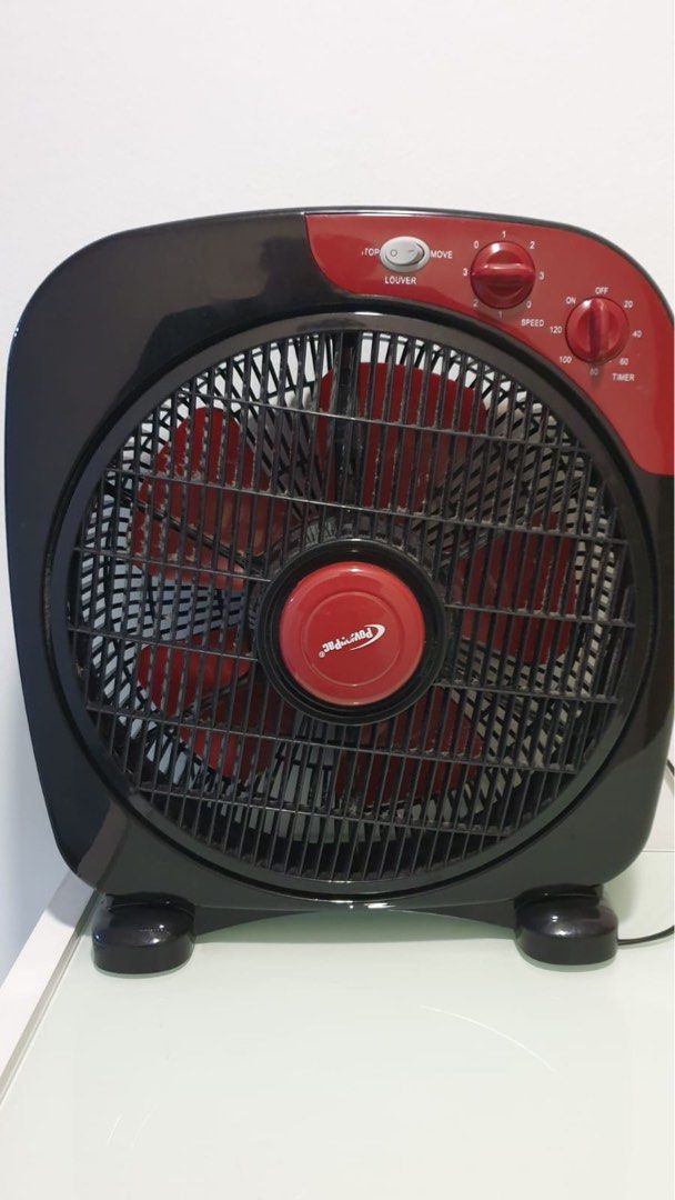 Powerpac 12 inch box fan, TV & Home Appliances, Air Conditioners ...