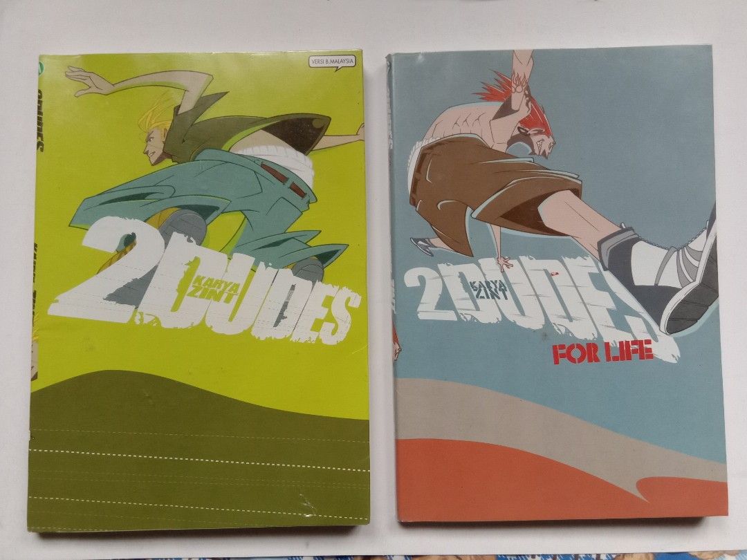 (preloved) KOMIK 2 DUDES FOR LIFE vol 1&2 full set karya ZINT [komik gempak starz], Hobbies ...