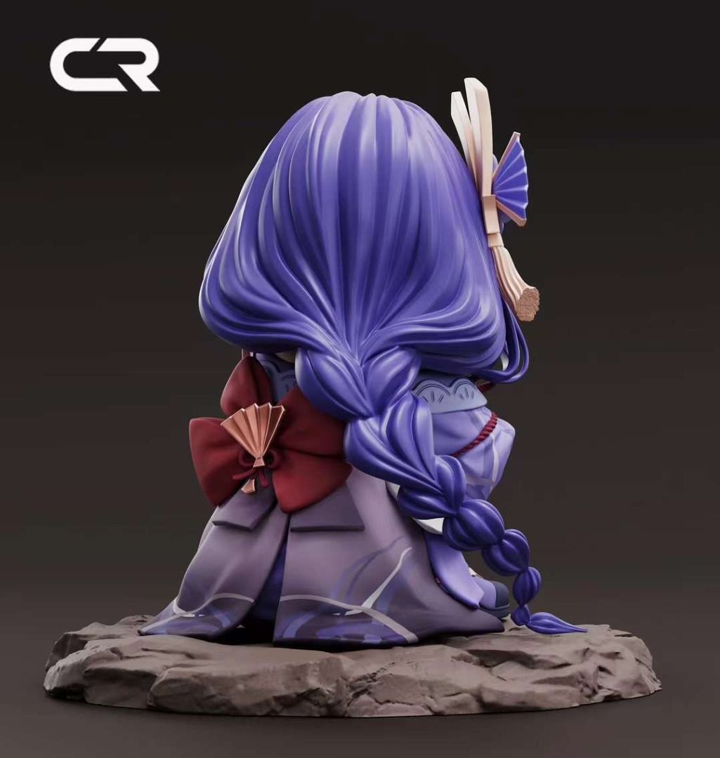【PRE-ORDER】 CR Studio - Cute Raiden Shogun Genshin Impact Resin Statue ...