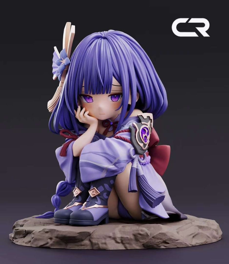 【PRE-ORDER】 CR Studio - Cute Raiden Shogun Genshin Impact Resin Statue ...