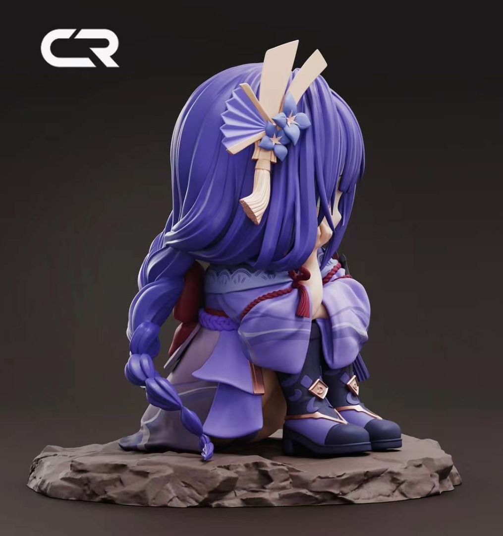 【PRE-ORDER】 CR Studio - Cute Raiden Shogun Genshin Impact Resin Statue ...