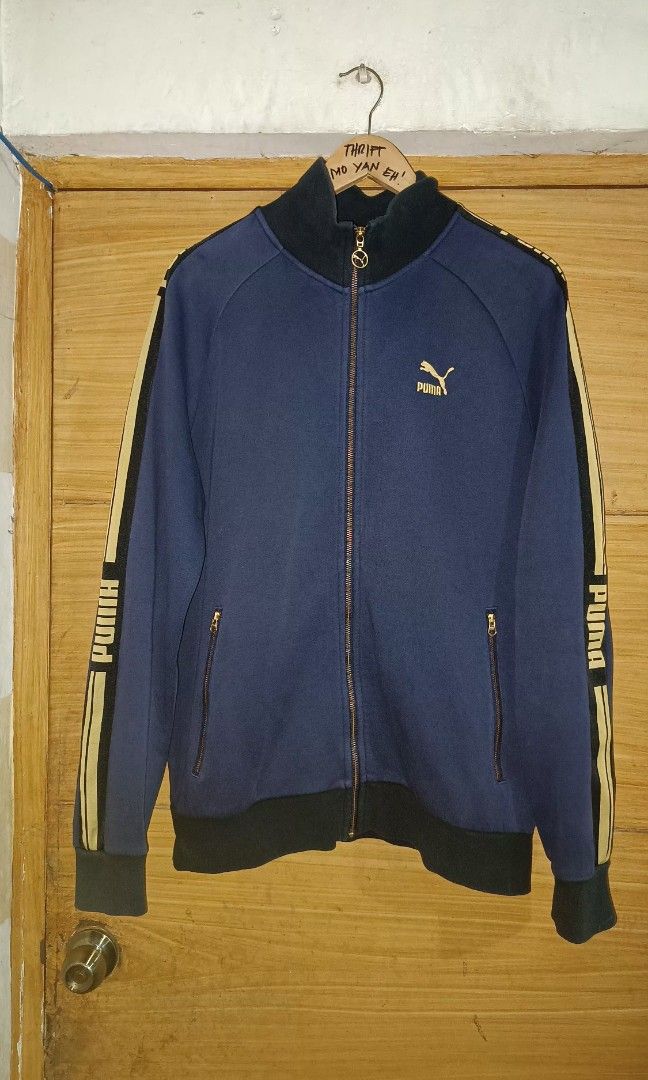 PUMA EMBROIDERY LOGO WITH SIDE TAPE DESIGN TRACK JACKET pormahang ...