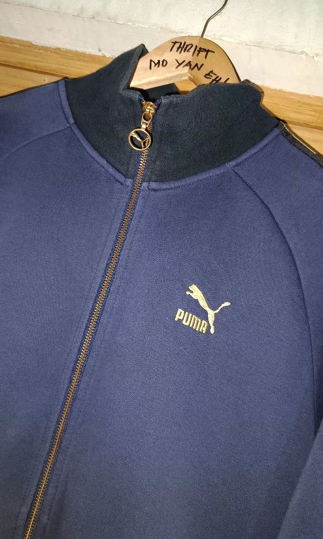 PUMA EMBROIDERY LOGO WITH SIDE TAPE DESIGN TRACK JACKET pormahang ...