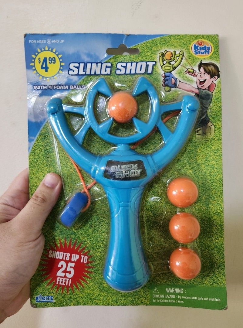 Quick Shot Ball Slinger Toy, Hobbies & Toys, Toys & Games on Carousell