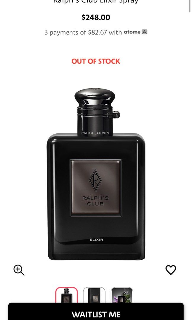 Ralph Club Ralph Elixir Perfume Fragrance EDP 75ml, Beauty & Personal ...