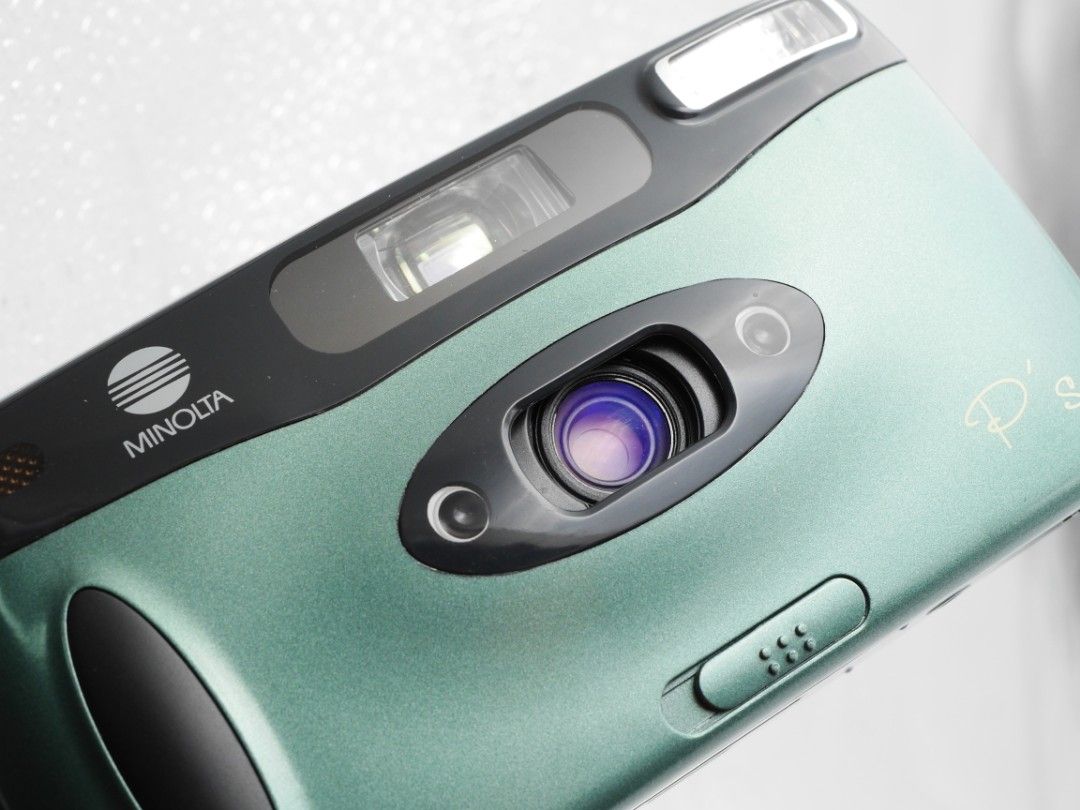 [RARE] Minolta P Green 35mm Film Compact Camera, Photography, Cameras ...