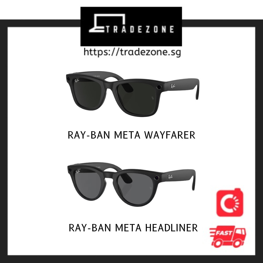 {Pre-Order) Ray-Ban Meta Wayfarer / Headliner Smart Glasses l Meta ...
