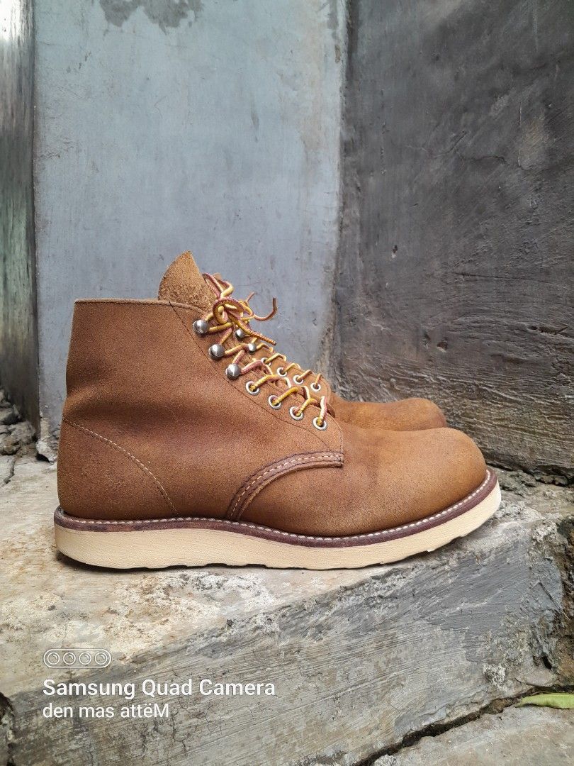 red wing 8181 redwing roundtoe, Fesyen Pria, Sepatu , Sepatu Boot di ...