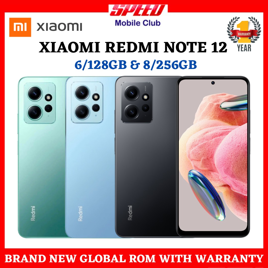 Redmi Note 12 Matte Black 128GB, Mobile Phones & Gadgets, Mobile Phones ...