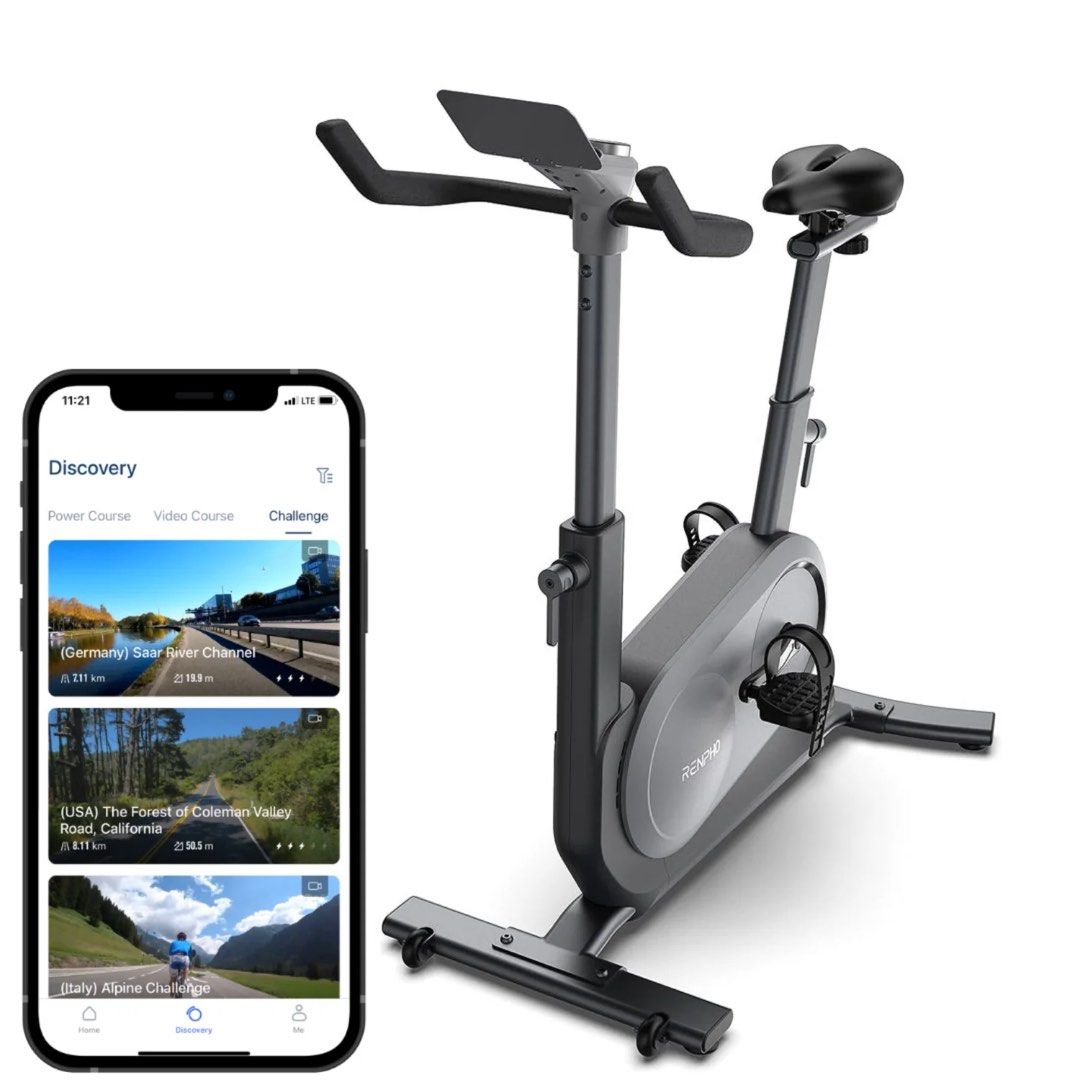 Renpho AI smart bike, 運動產品, 運動與健身, 運動與健身 - 有氧健身器材 - Carousell