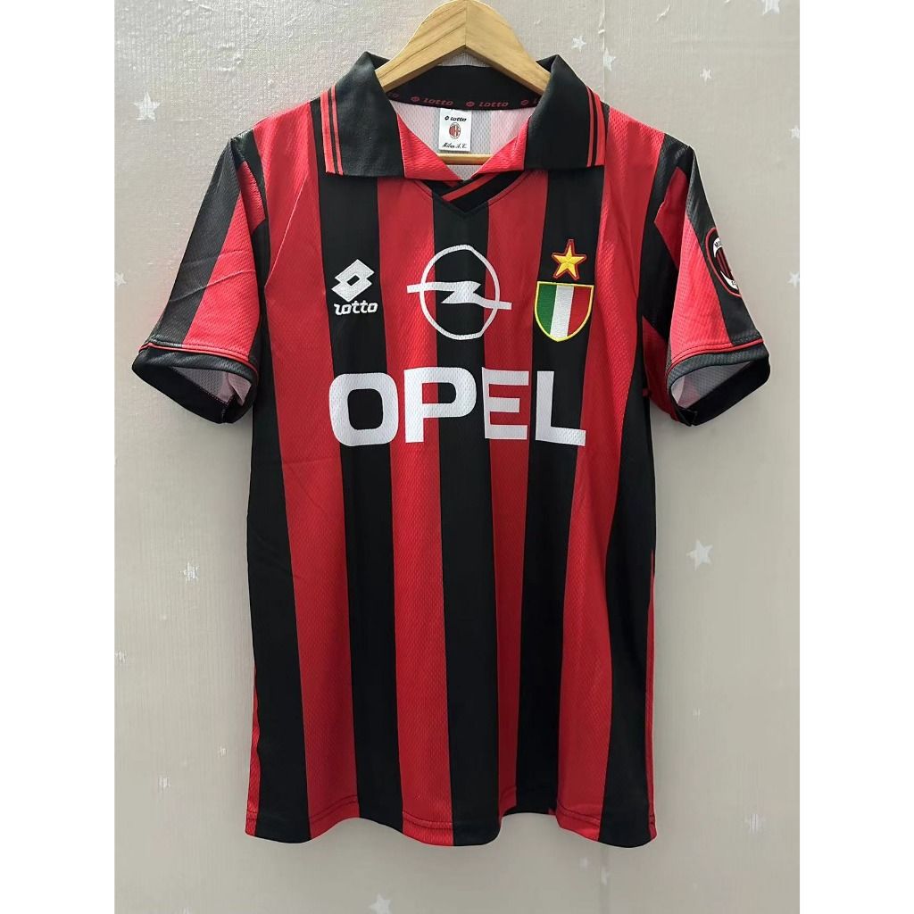 Retro Maldini Baggio AC Milan 96-97 season jersey, Men's Fashion ...