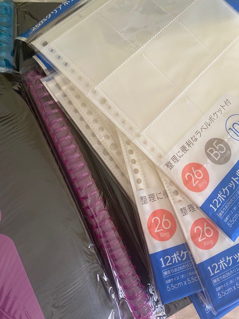 Ring files and pockets (B5), Hobbies & Toys, Stationery & Craft ...