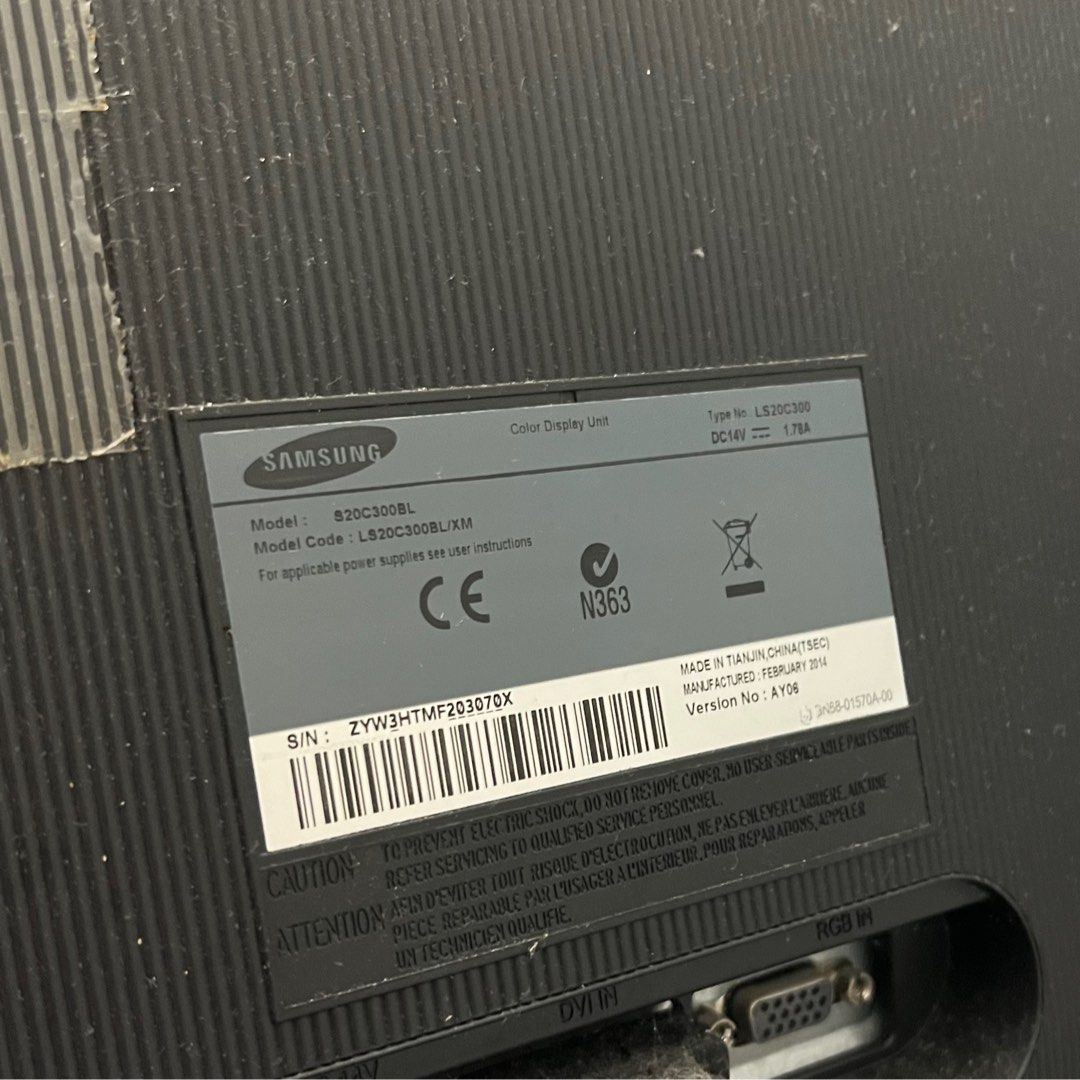 Samsung LED monitor, Computers & Tech, Parts & Accessories, Monitor ...