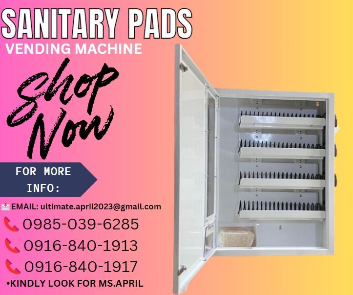 SANITARY PADS VENDING MACHINE, Commercial & Industrial, Industrial ...