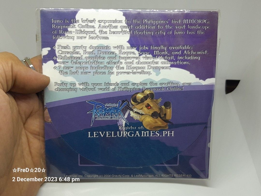 Sealed Vintage Philippine Ragnarok Online RPG Juno Episode 5 PC CD Game, Hobbies & Toys ...