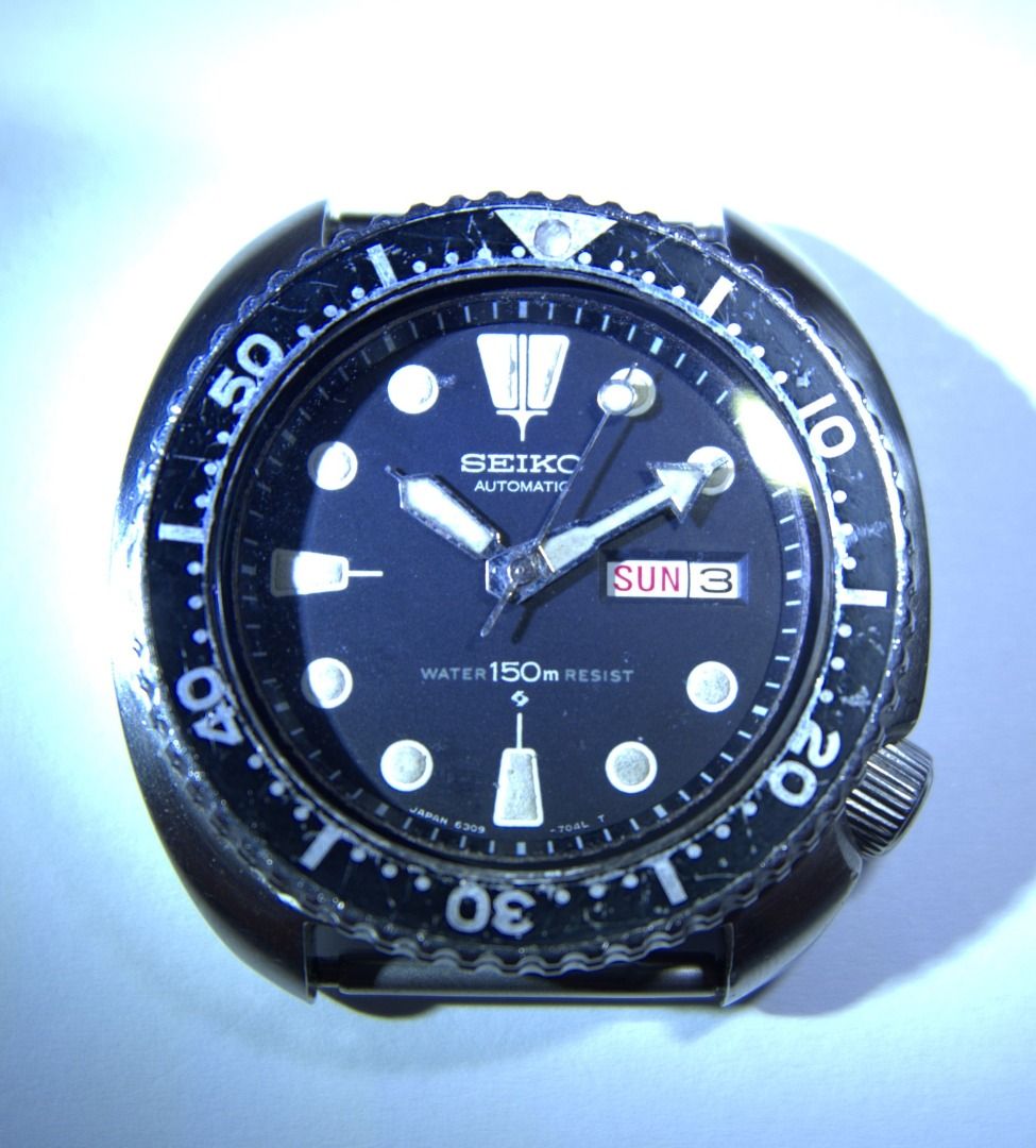 Seiko Diver's Watch Vintage Turtle 6309 7040, Stainless Steel, Automatic, Men's Fashion, Watches ...