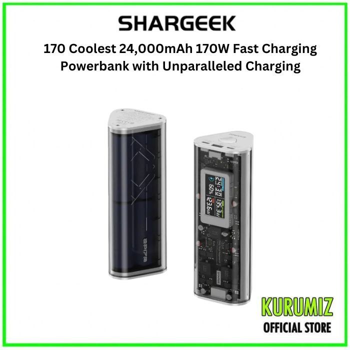 Shargeek 170 Coolest 24,000mAh 170W Fast Charging Powerbank with ...