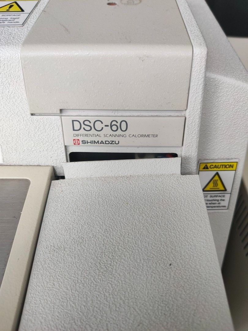 Shimadzu DSC-60 Differential Scanning Calorimeter for sale @ $2800 each ...