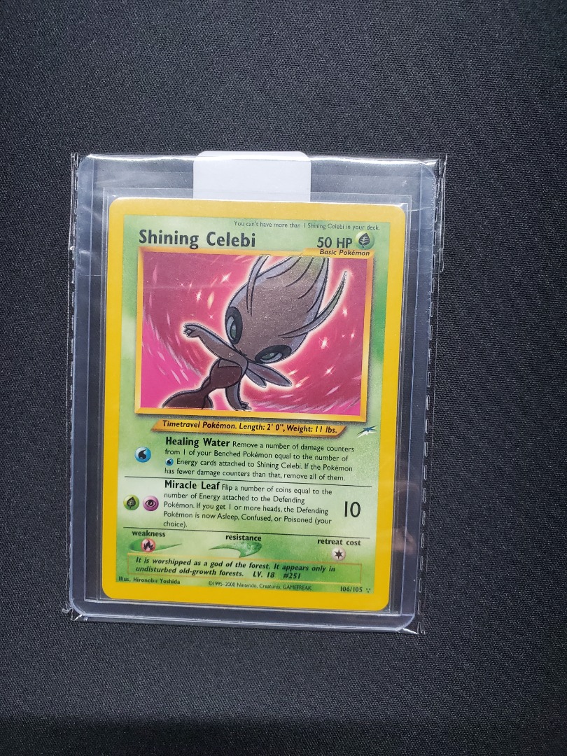 Shining Celebi Neo Destiny, Hobbies & Toys, Toys & Games on Carousell