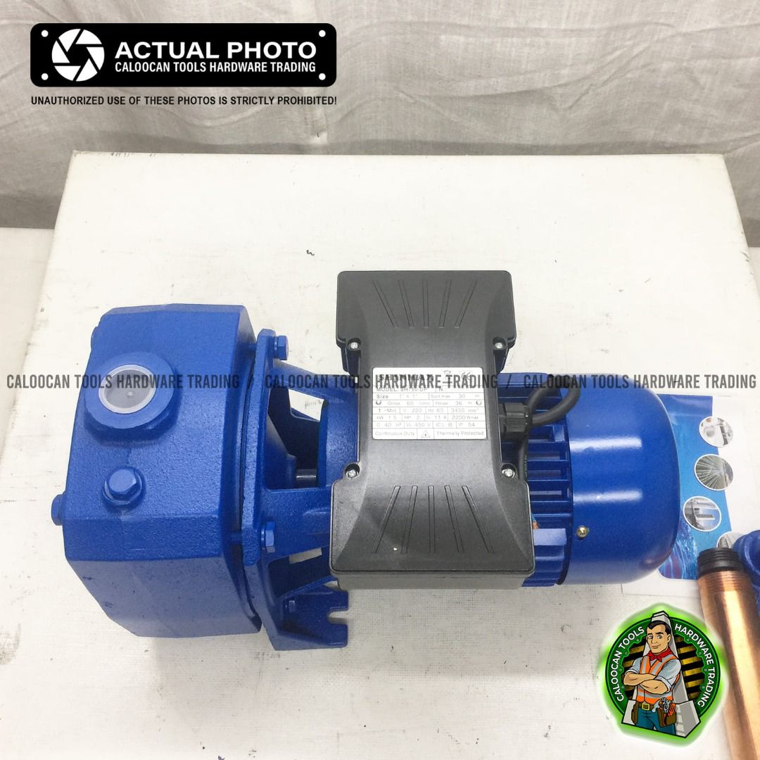 SHINMAX Japan Deep Well Water Pump with Ejector 2HP - (SH705-DP ...