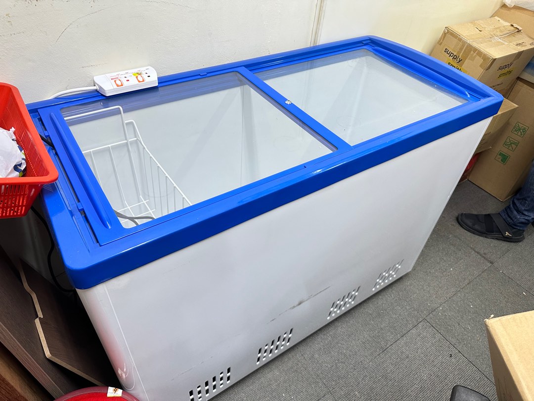 Sliding door fridge and freezer, TV & Home Appliances, Kitchen ...