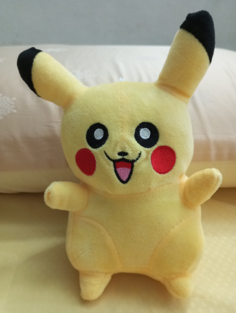 Small Pikachu Soft Toy, Hobbies & Toys, Toys & Games on Carousell