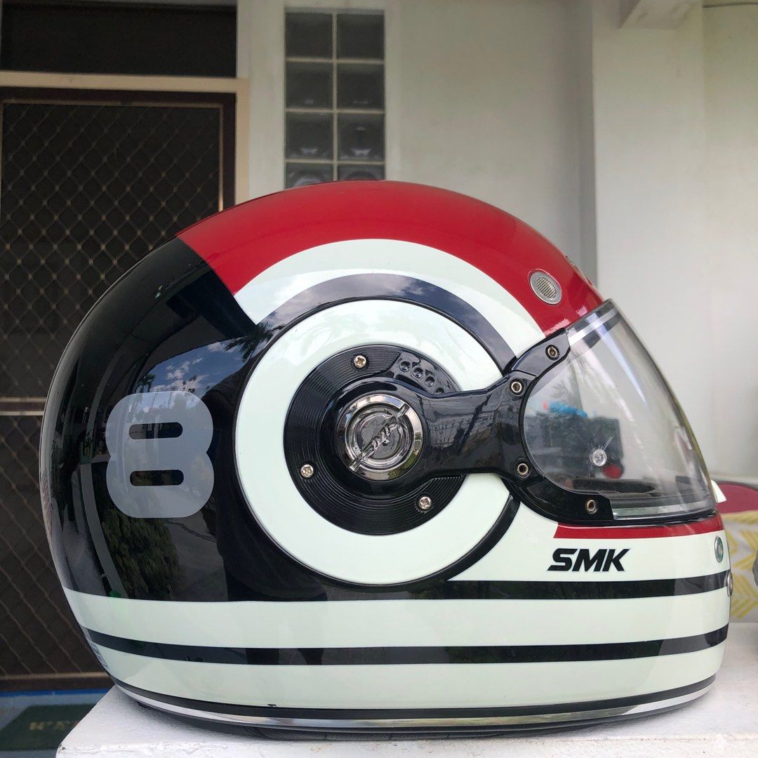 SMK RETRO HELMET XL, Motorbikes, Motorbike Parts & Accessories, Helmets ...